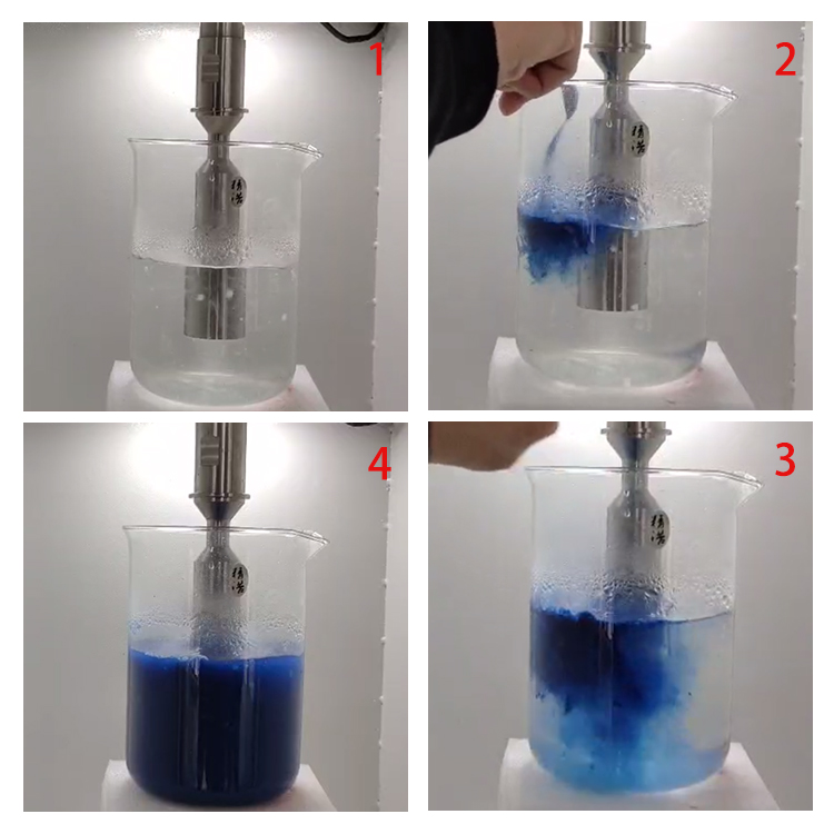 China tabletop flow cell ultrasonic homogenizer 3000w 20khz nano ...