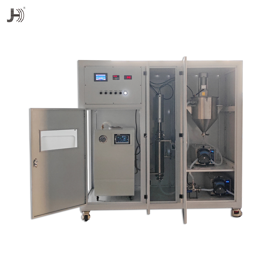 China 3kw flow cell mixer ultrasonic homogenizer for powders liquids ...